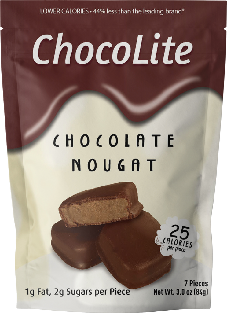 ChocoLite Chocolate Nougat 7 Count Pouch – HealthSmart Foods
