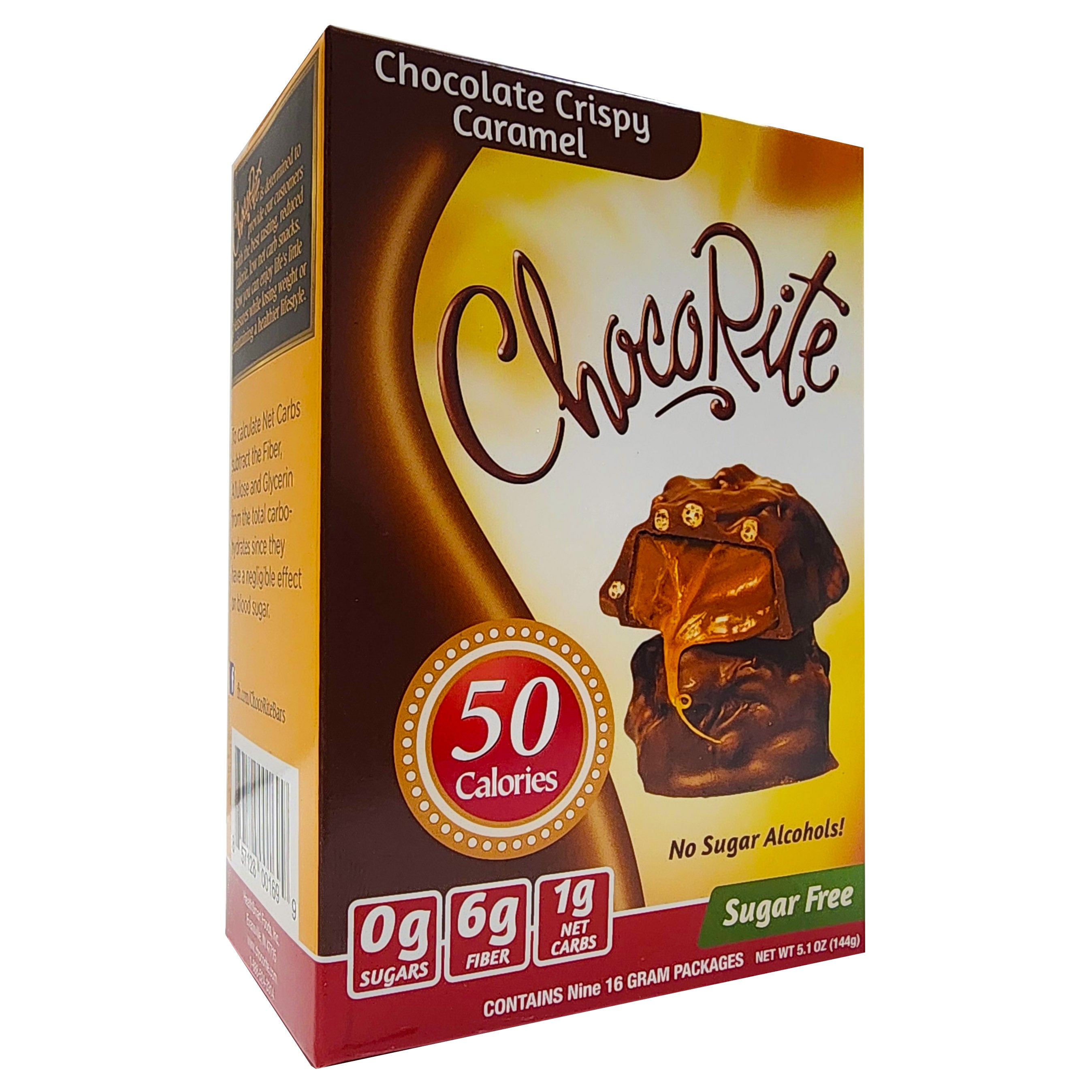 ChocoRite Chocolate Crispy Caramel Box of 9 – HealthSmart Foods