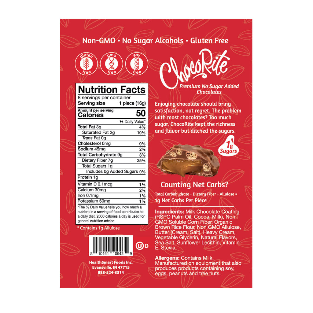 ChocoRite Crispy Caramels – HealthSmart Foods