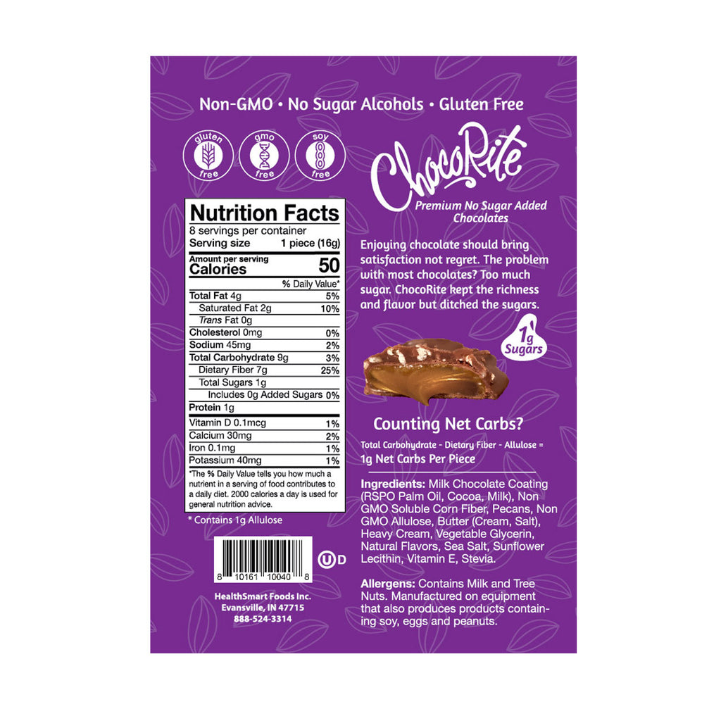 ChocoRite Pecan Clusters – HealthSmart Foods