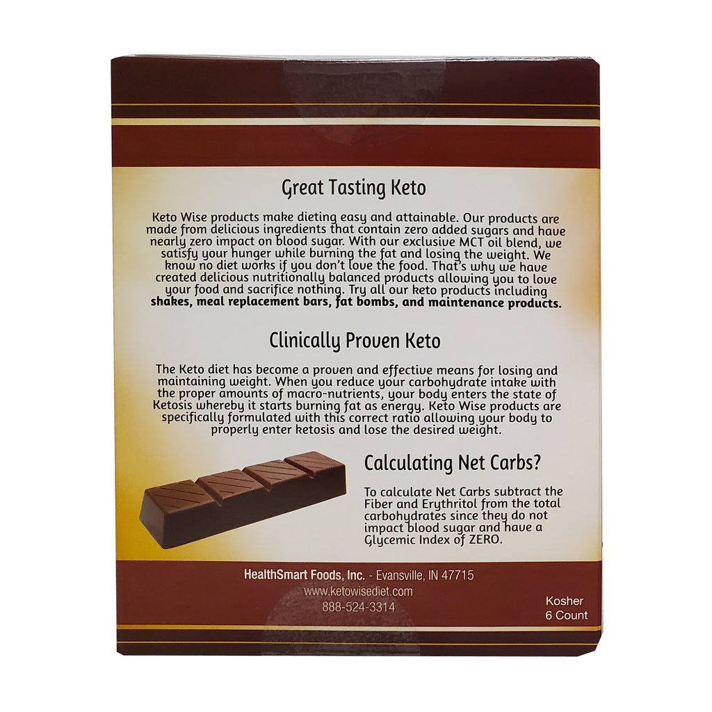 Keto Wise Fat Bomb Milk Chocolate Bar – HealthSmart Foods